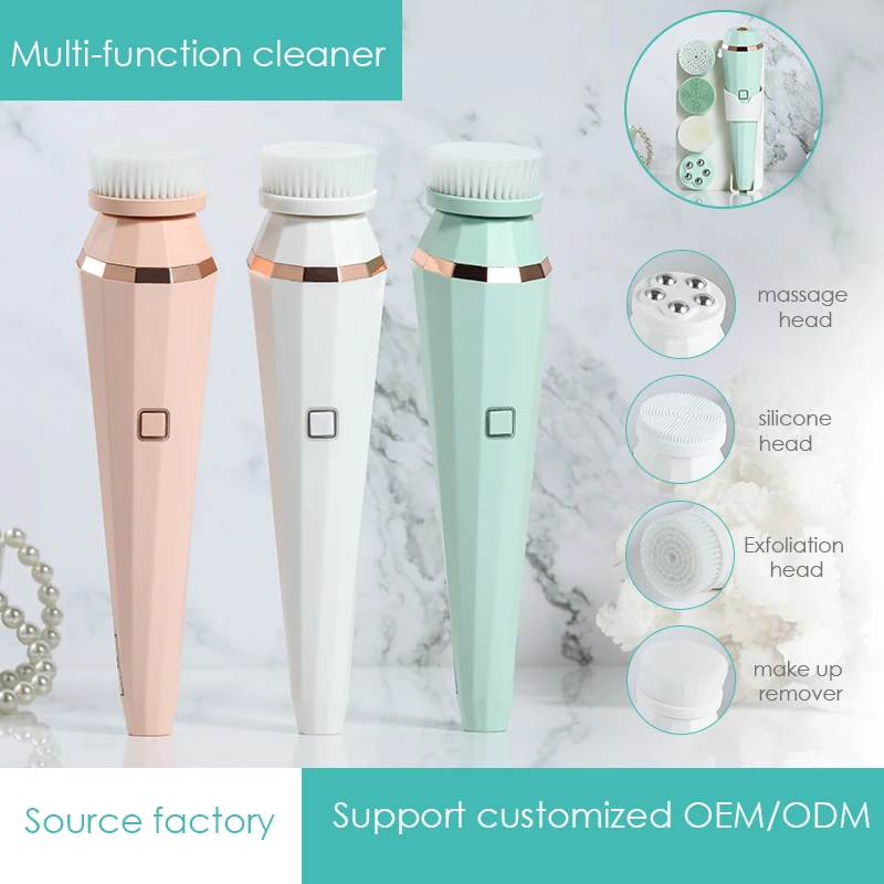 4-In-1Electric-Facial-Cleansing-Instrument-Silicone-Facial-Cleansing ...