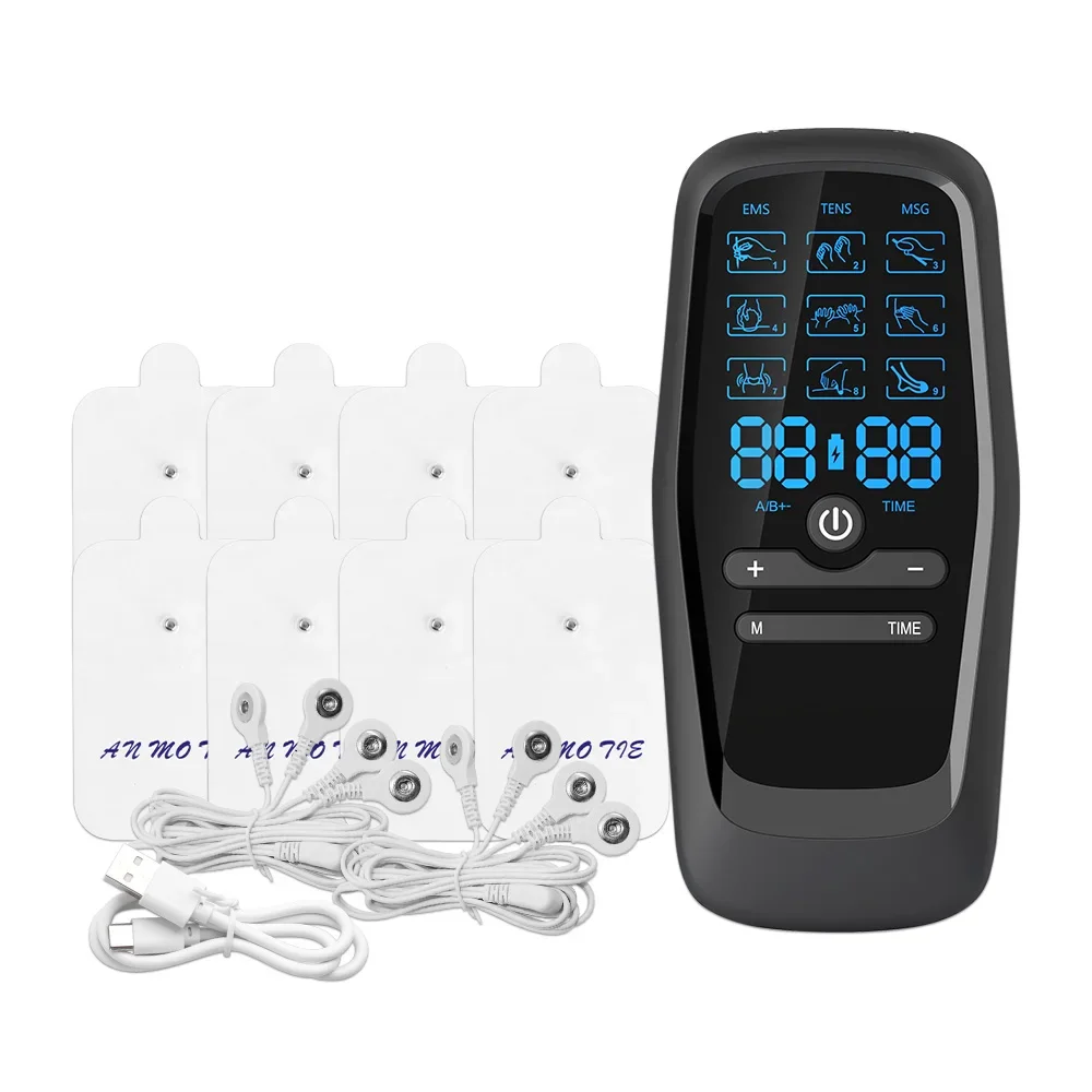 Electric-Tens-Unit-Machine-EMS-Muscle-Stimulator-Acupuncture-Body ...