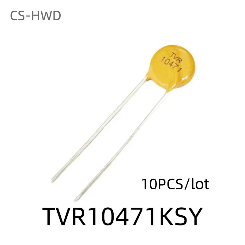 10pcs/Lot TVR10471KSY TVR10471 TVR 10471 10D471 10K471 470V Varistor ...
