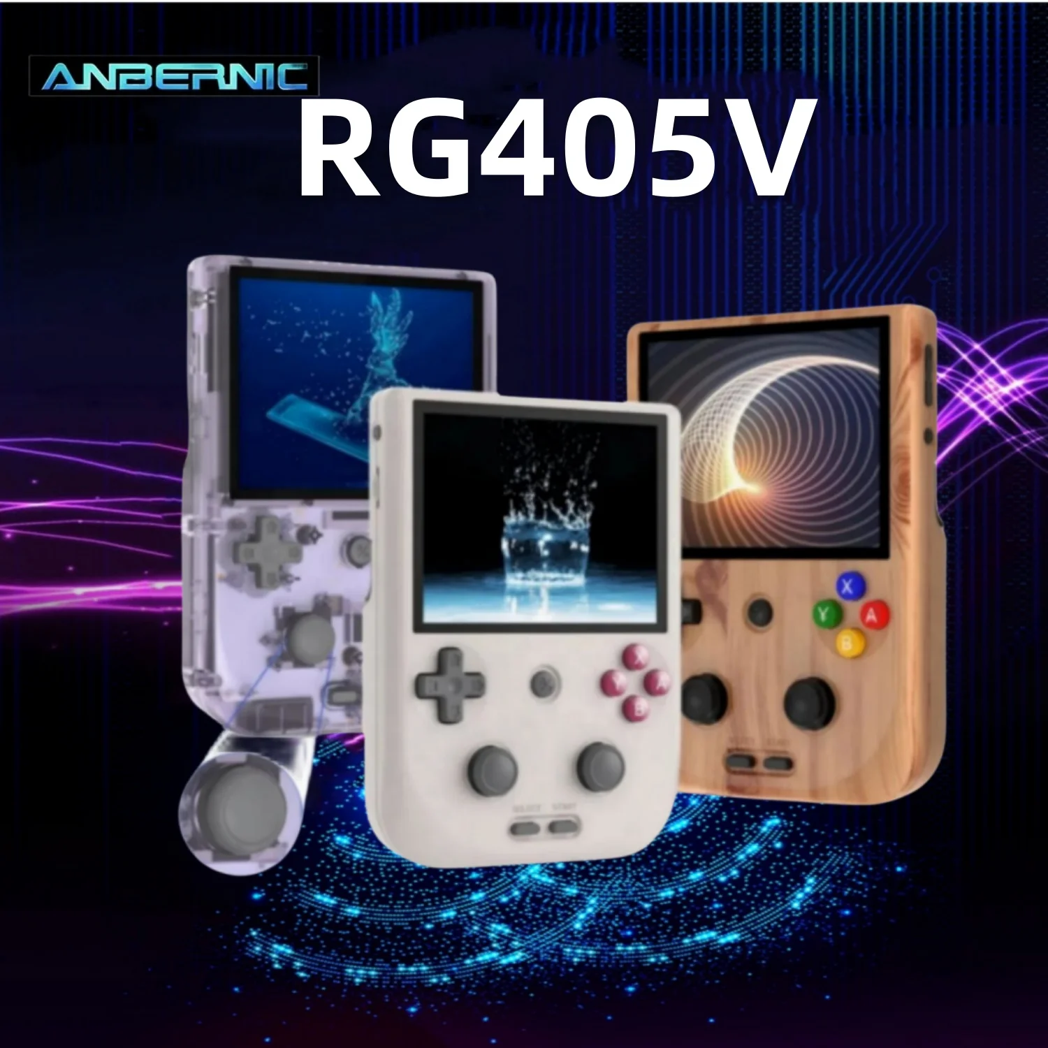 ANBERNIC RG405V Portable Retro Handheld Game Console gaming super video ...