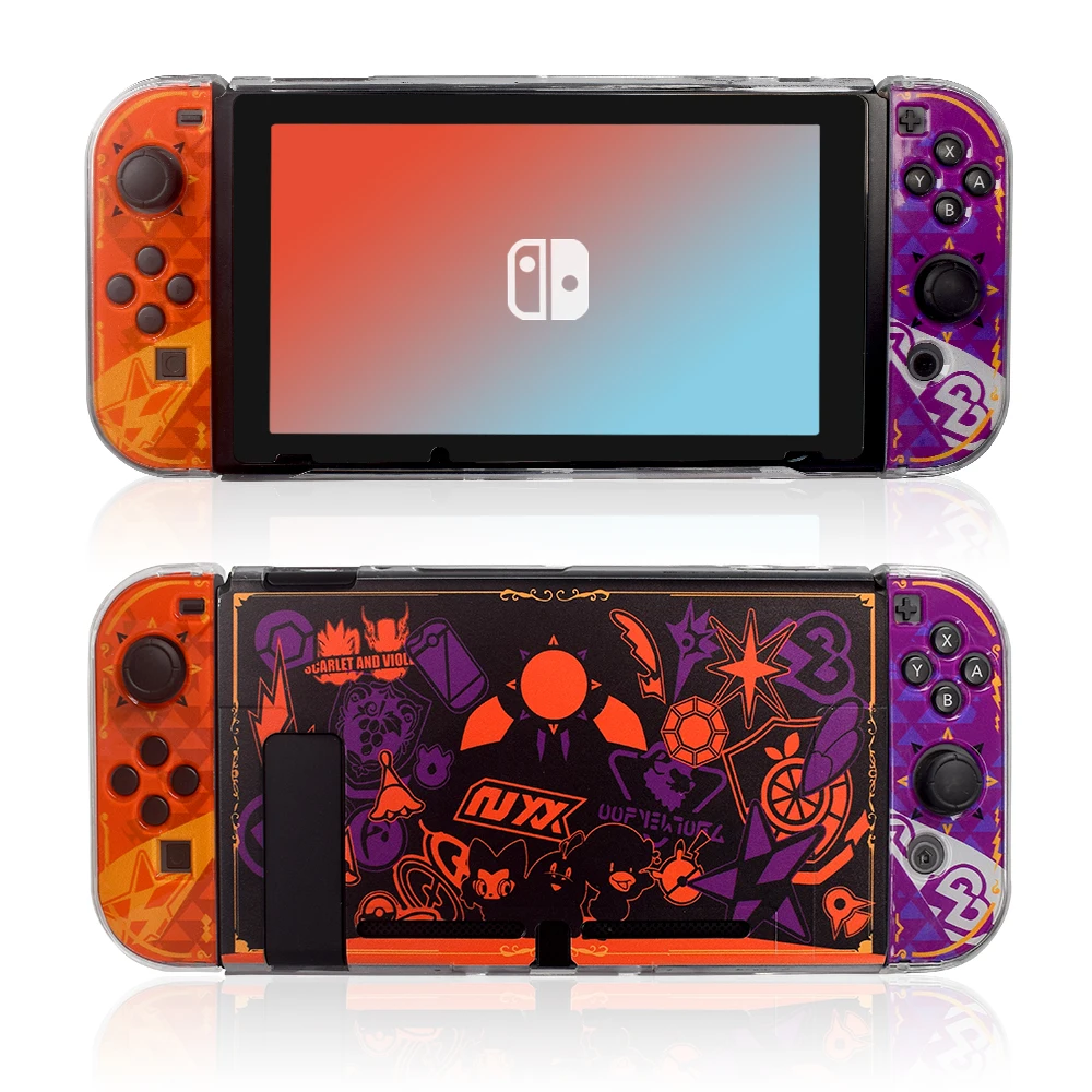 For-Nintendo-Switch-Scarlet-and-Violet-Cover-Case-Hard-Shell-NS-Oled ...