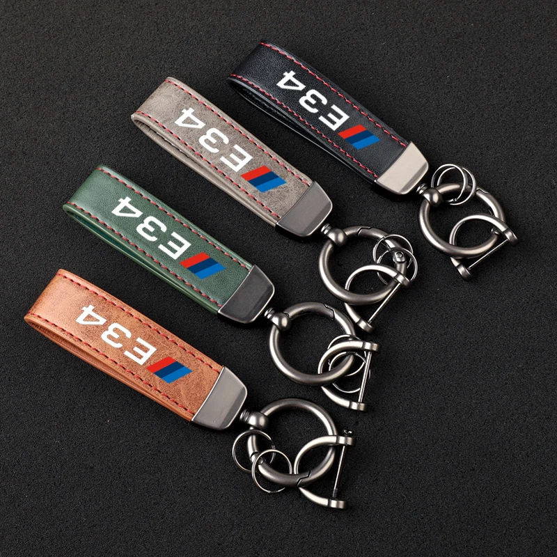 Car-Premium-Material-Leather-Car-Key-Ring-Chain-Car-Interior-Keychain ...