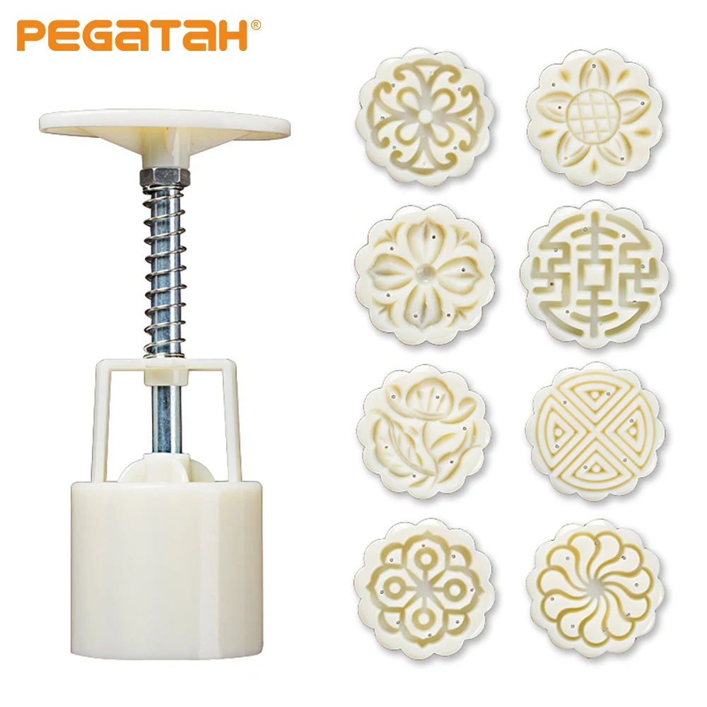 Mooncake Mold DIY Hand Mid Autumn Festival Mooncake Mould Pressure ...