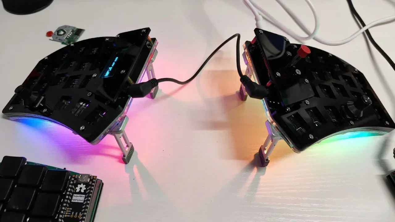 Thinkpad-Little-Red-Dot-Key-Mouse-Split-Keyboard-Kit-Custom-Rocker ...