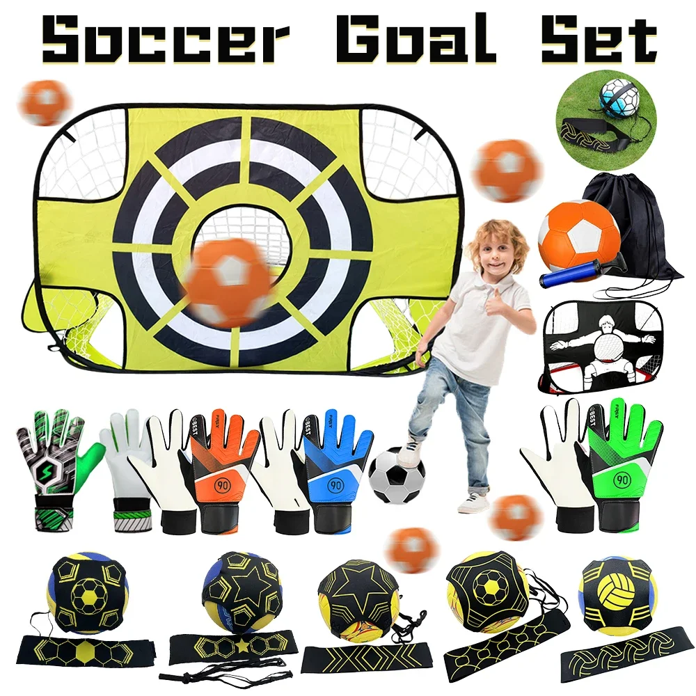 Folding-Soccer-Goal-Kids-Portable-Training-Goal-Impact-Resistant ...