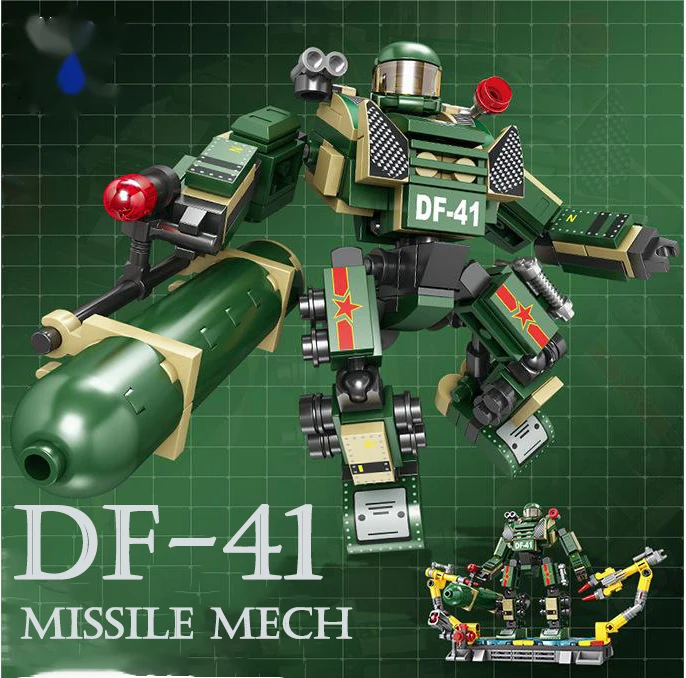 200-PCS-Missile-Mech-Shape-shifting-Warrior-children-s-puzzle-building ...