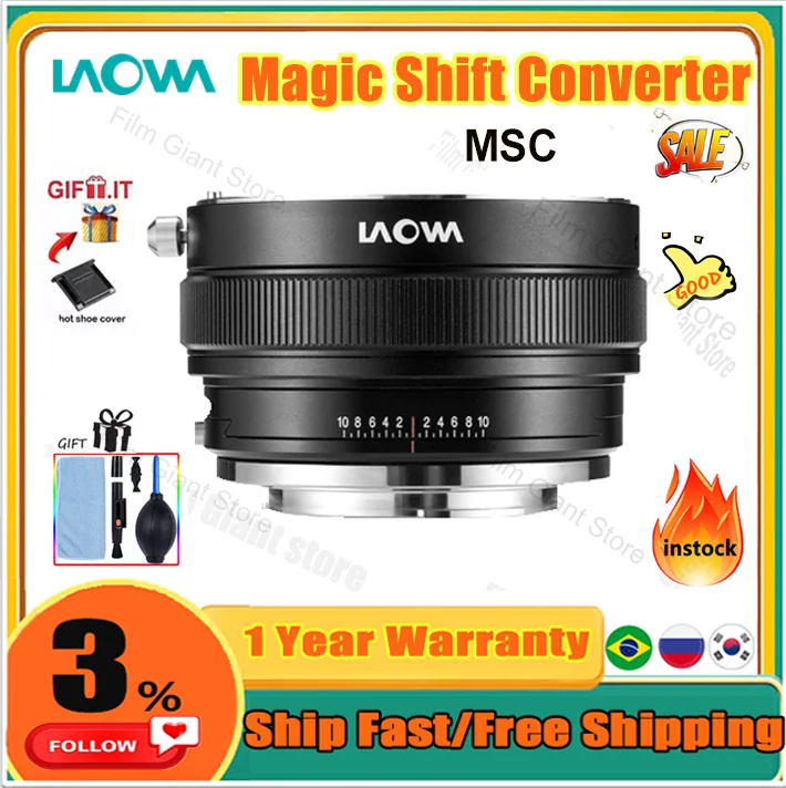 Venus Optics Laowa Magic Shift Converter MSC Full Frame and APS C ...