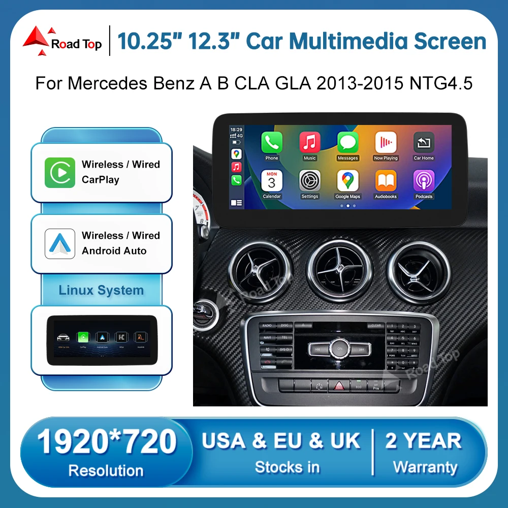 Road-Top-Wireless-Apple-CarPlay-Android-Auto-Multimedia-Display-Screen ...