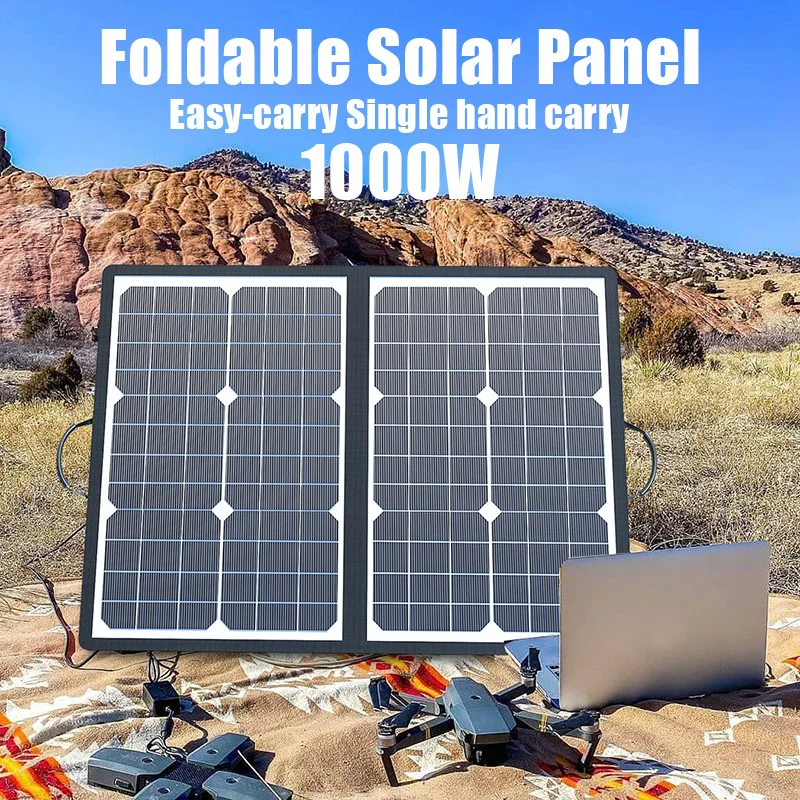 Faltbares-Solarpanel-Kit-1000w-komplettes-Camping-Solar-kraftwerk ...