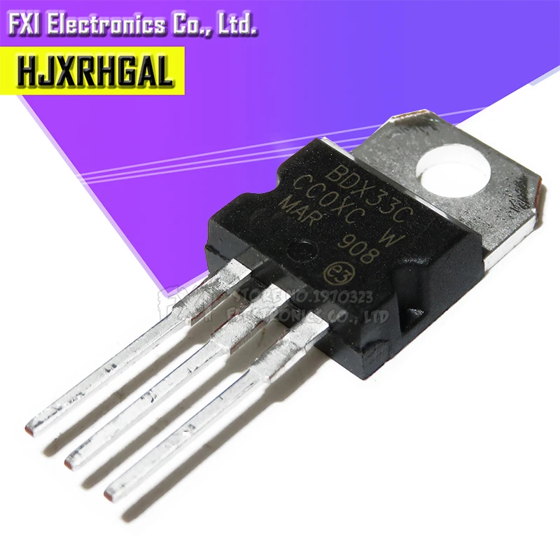 TO-220 Power Transistors 10-Pack BDX33C TO-220 Transistors - Power ...