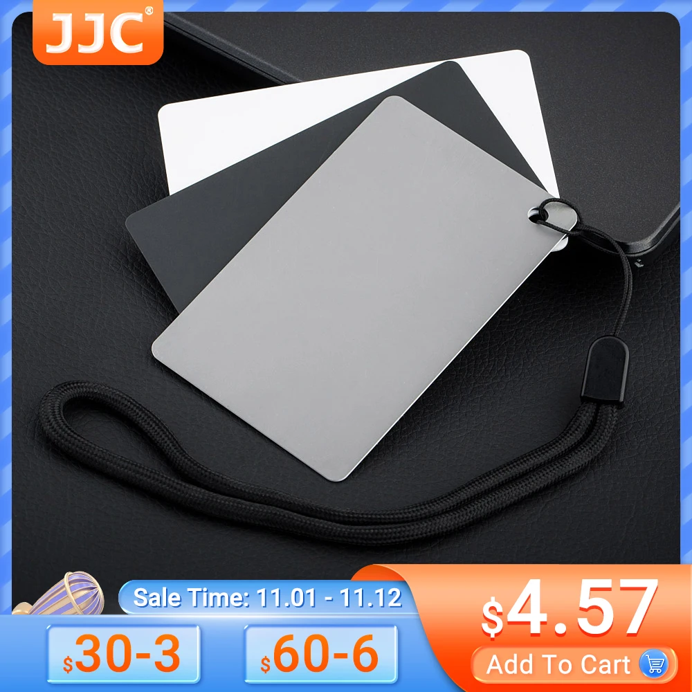 Jjc Profession White Balance Cards 18% Gray Grey Card Photography Color ...