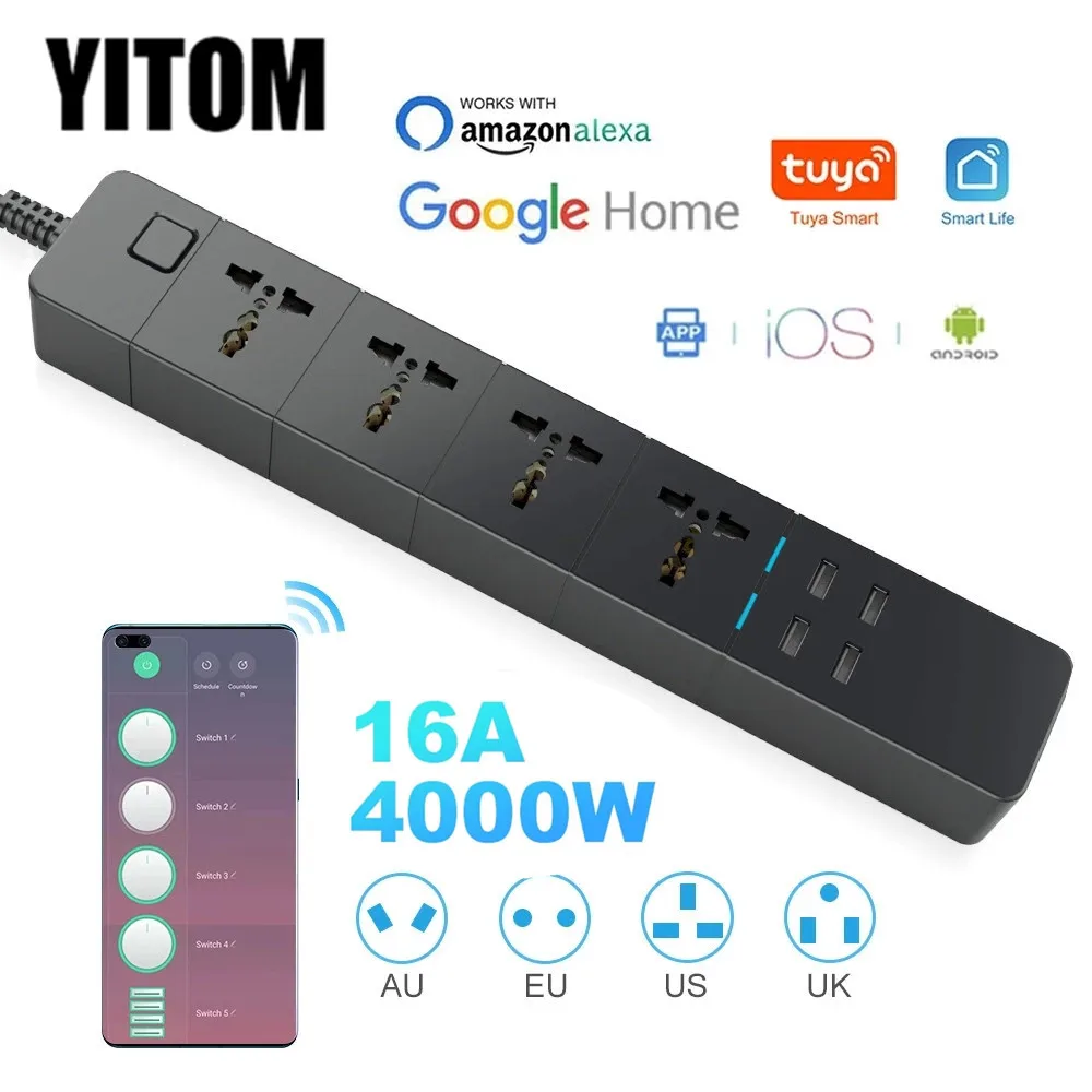 Smart-power-strip-WIFI-Universal-1-8-M-3-0M-5-0M-with-alexa-googlehome ...