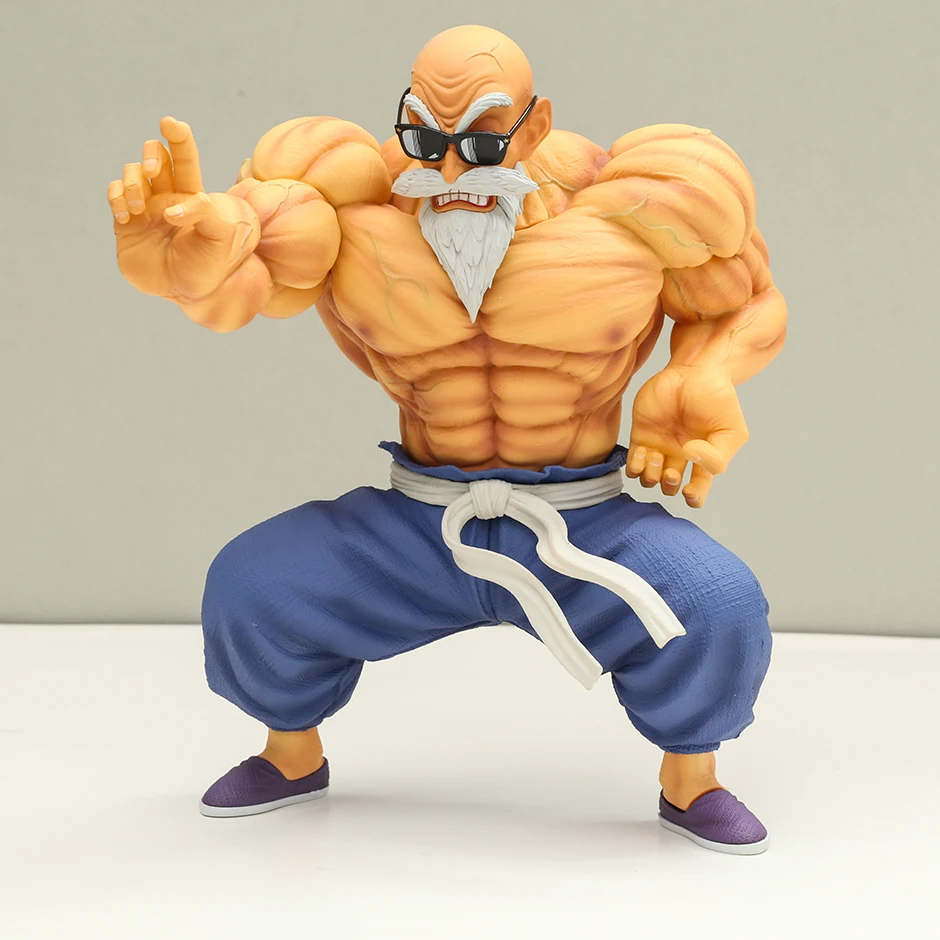 Figura-de-Anime-de-Dragon-Ball-Roshi-Kamehameha-maestro-musculoso-raro ...