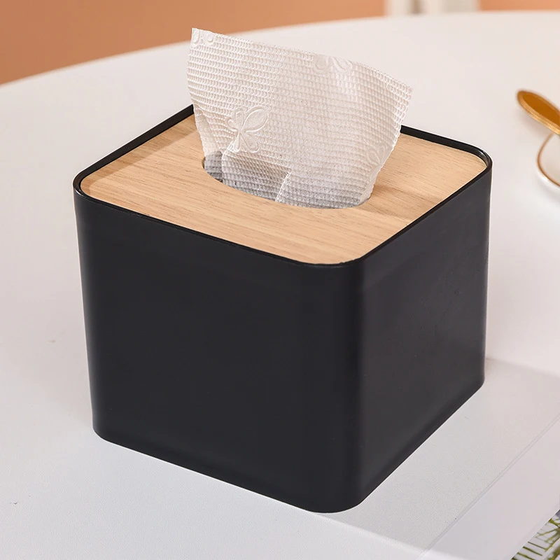Home-Tissue-Paper-Dispenser-White-Tissue-Box-Napkin-Containers-With ...