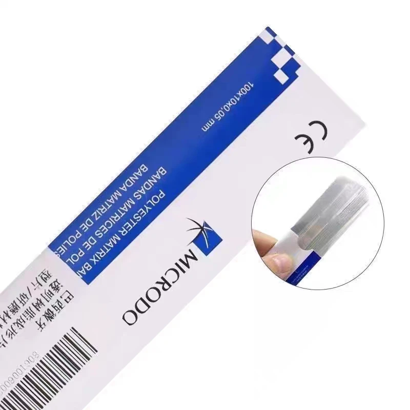 100Pcs-box-Dental-Matrix-Bands-Polyester-Matrice-Without-Matrix ...