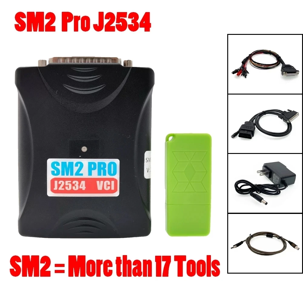 2022 ECU Programmer Read Write ECU Tool SM2 Pro J2534 VCI Support ...
