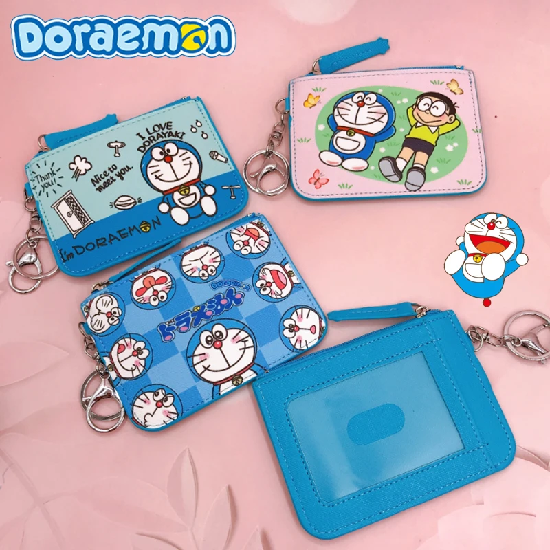Doraemon-Leather-ID-Card-Holder-Cute-Cartoon-Bank-Credit-Card-Box-Multi ...