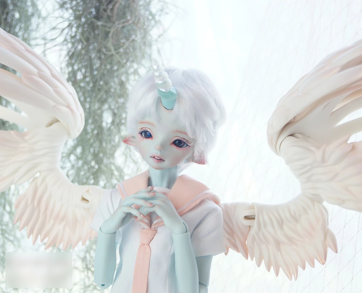Oueneifs Seravie 1/4 BJD Doll Skinny Unicorn ELF Wings Horn Fantasy ...