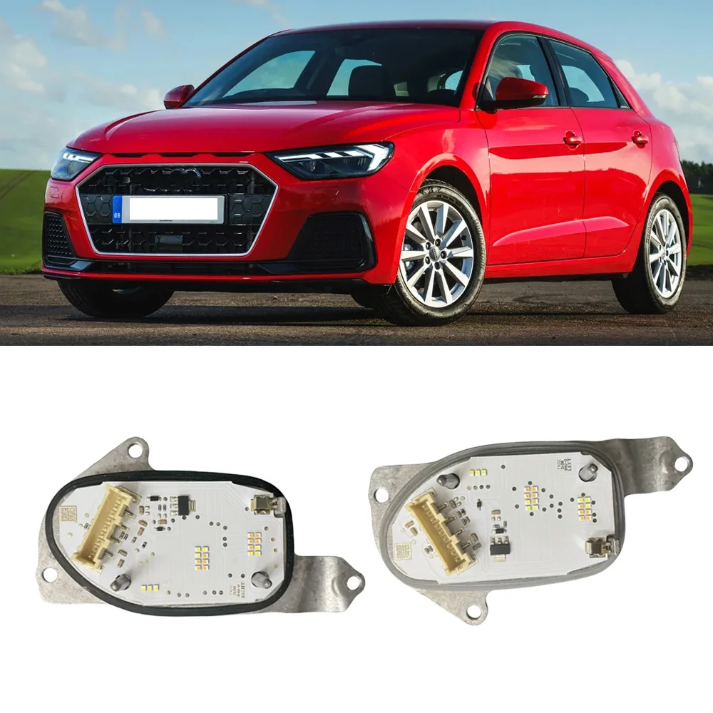 For-18-23-Audi-A1-S1-LED-Headlight-DRL-Turn-Signal-Modules-White ...