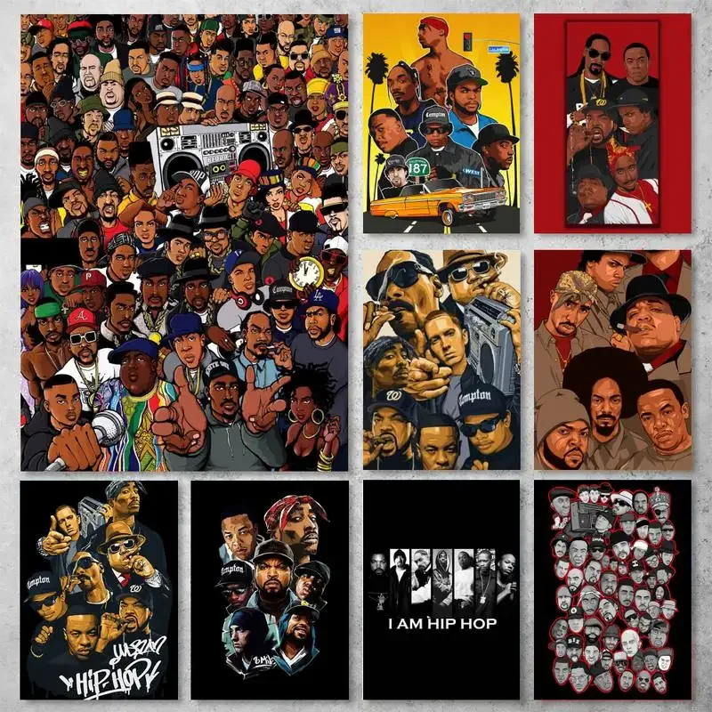 Kings-Of-Hiphop-Rap-Legends-POSTER-Poster-Prints-Wall-Pictures-Living ...