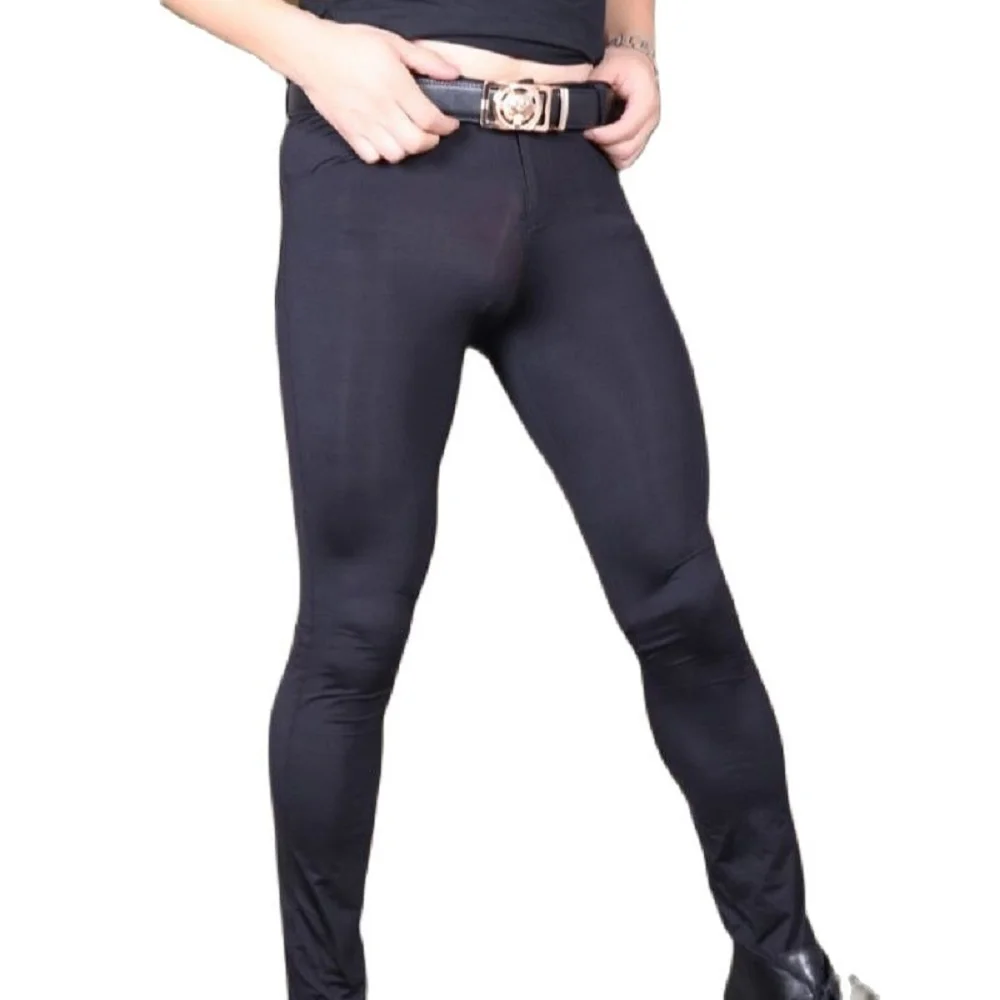 Mens-Summer-Translucent-Ultra-Thin-Ice-Silk-Pants-High-Elastic-Casual ...