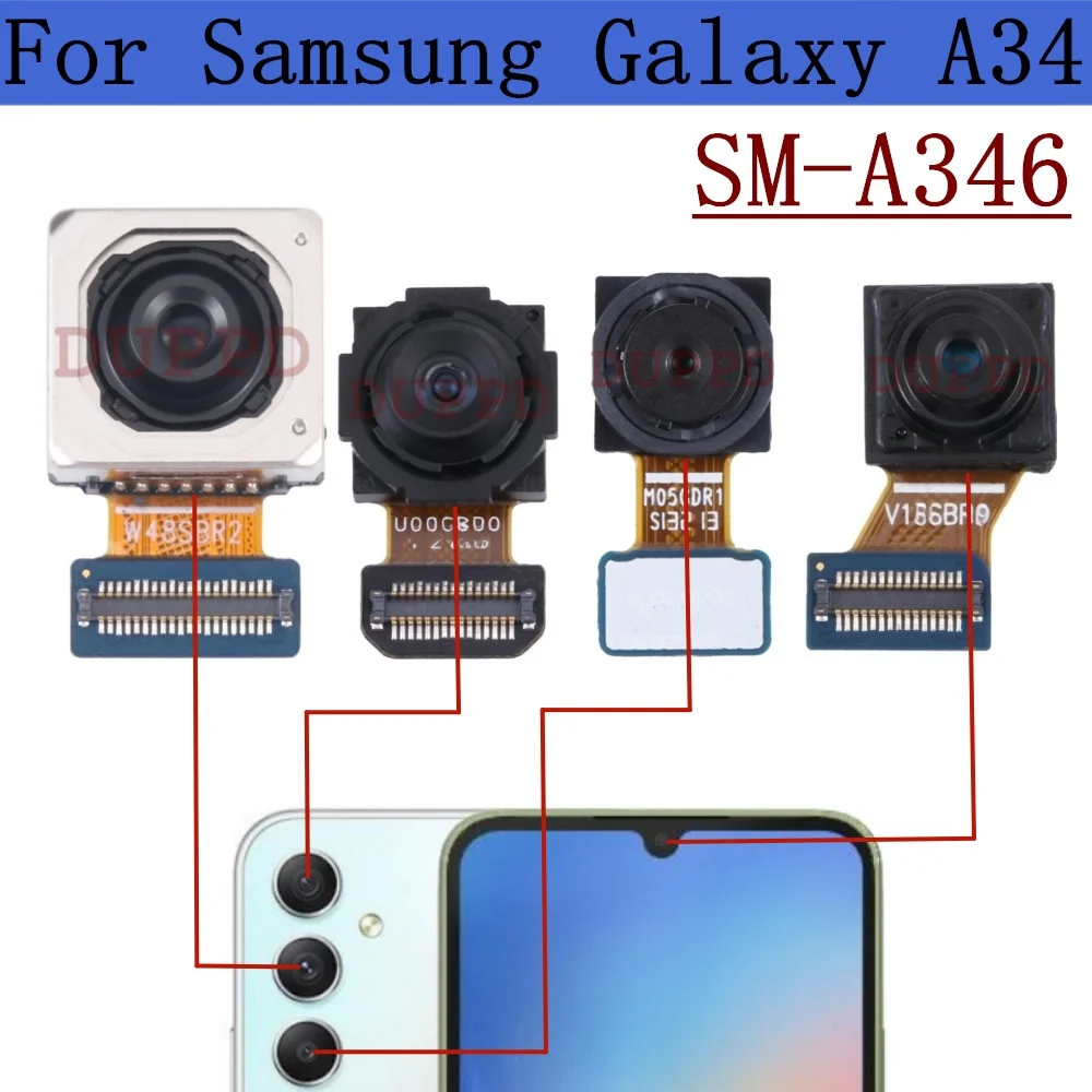 Fotocamera-posteriore-anteriore-per-Samsung-Galaxy-A34-A346-A346B-A346E ...