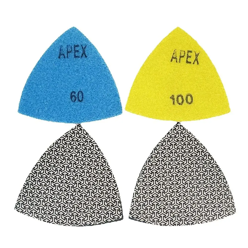 4Pcs-Triangle-Diamond-Electroplated-Grinding-Pad-Rock-Plate-Ceramic ...