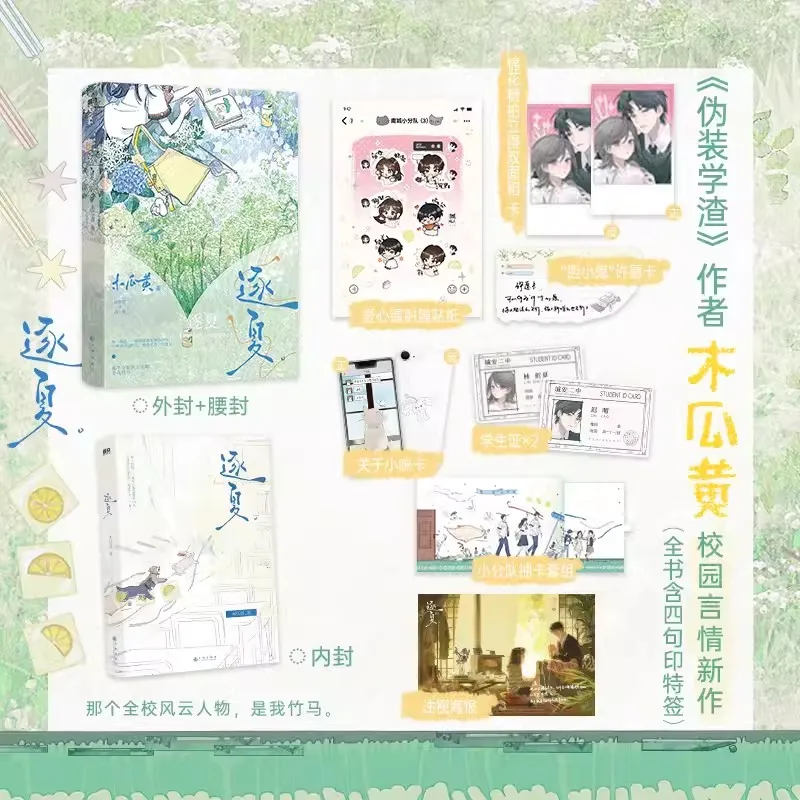 Chasing Summer Zhu Xia Original Novel Vol.1 Mu Gua Huang Works Youth ...