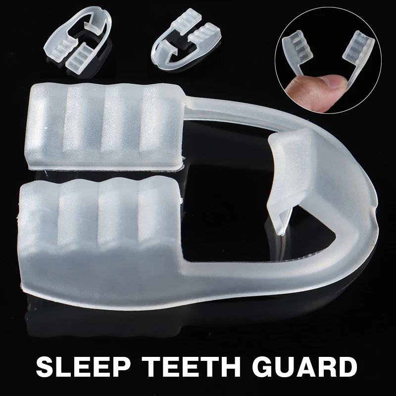 ใหม่โปร่งใส Anti Snoring Bruxism Sleeping Mouth Guard Shield ถาดปากฟัน ...