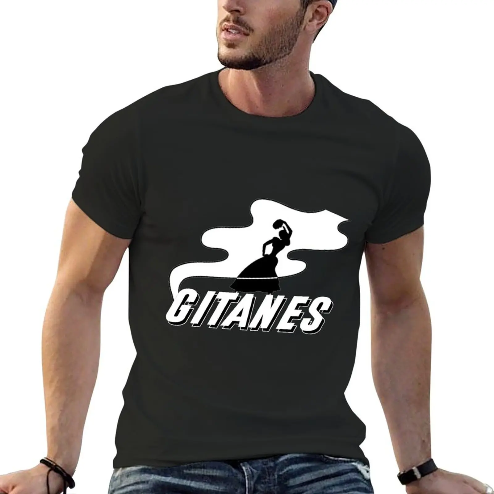 Gitanes-Logo-T-Shirt-tops-boys-whites-anime-summer-clothes-mens-funny-t ...