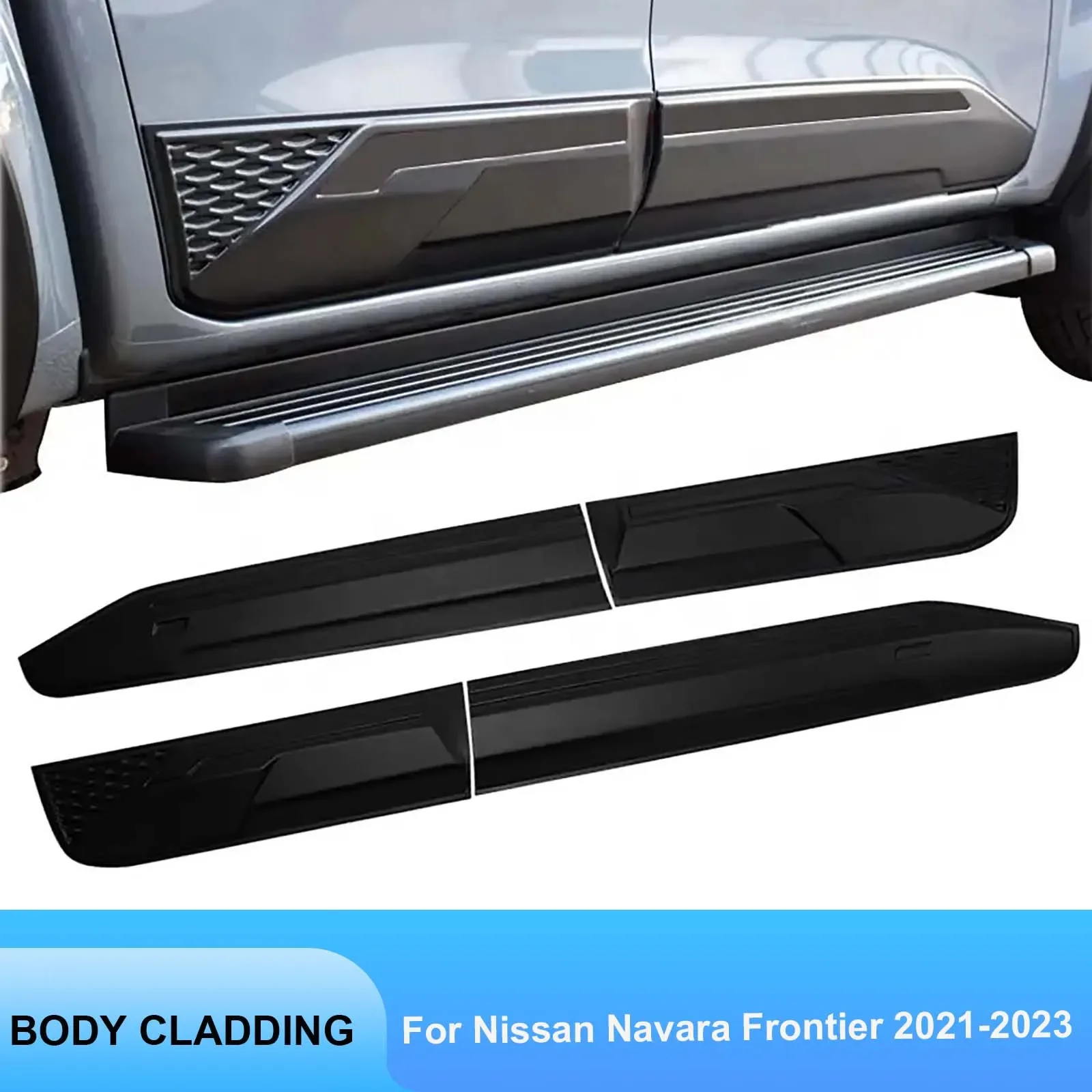 Side Door Body Cladding for Nissan Navara Frontier 2021 2022 2023 ...
