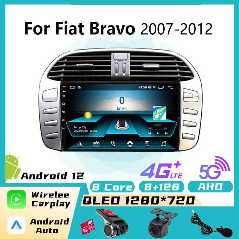 2-Din-Carplay-Car-Multimedia-For-Fiat-Bravo-2007-2012-Android-Car-Radio ...
