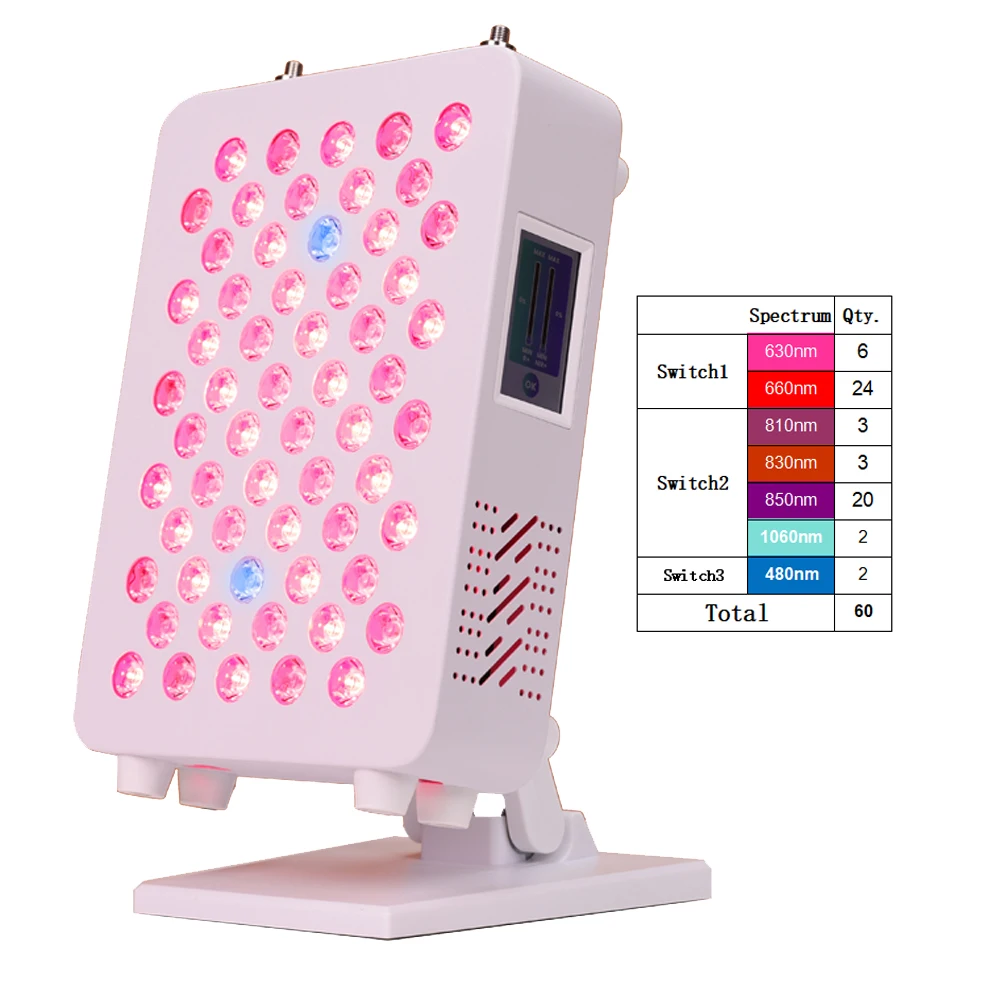 3w-5w-630nm-660nm-810-830-850nm-Red-and-Infrared-Light-Therapy-Panel ...