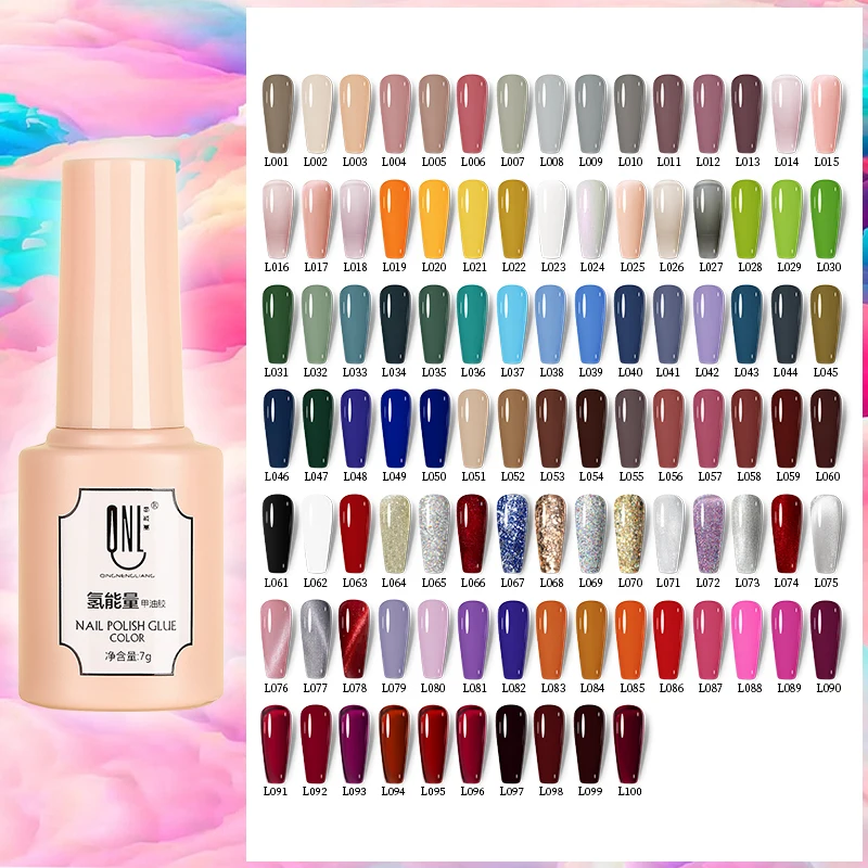 7ml UV Color Nail Gel Polish 100 Colors Gel Varnish White Red Gel ...