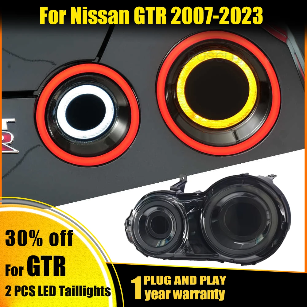 For Nissan GTR Tail Light 2007-2023 R35 GT-R Taillight Upgrade Led Car ...