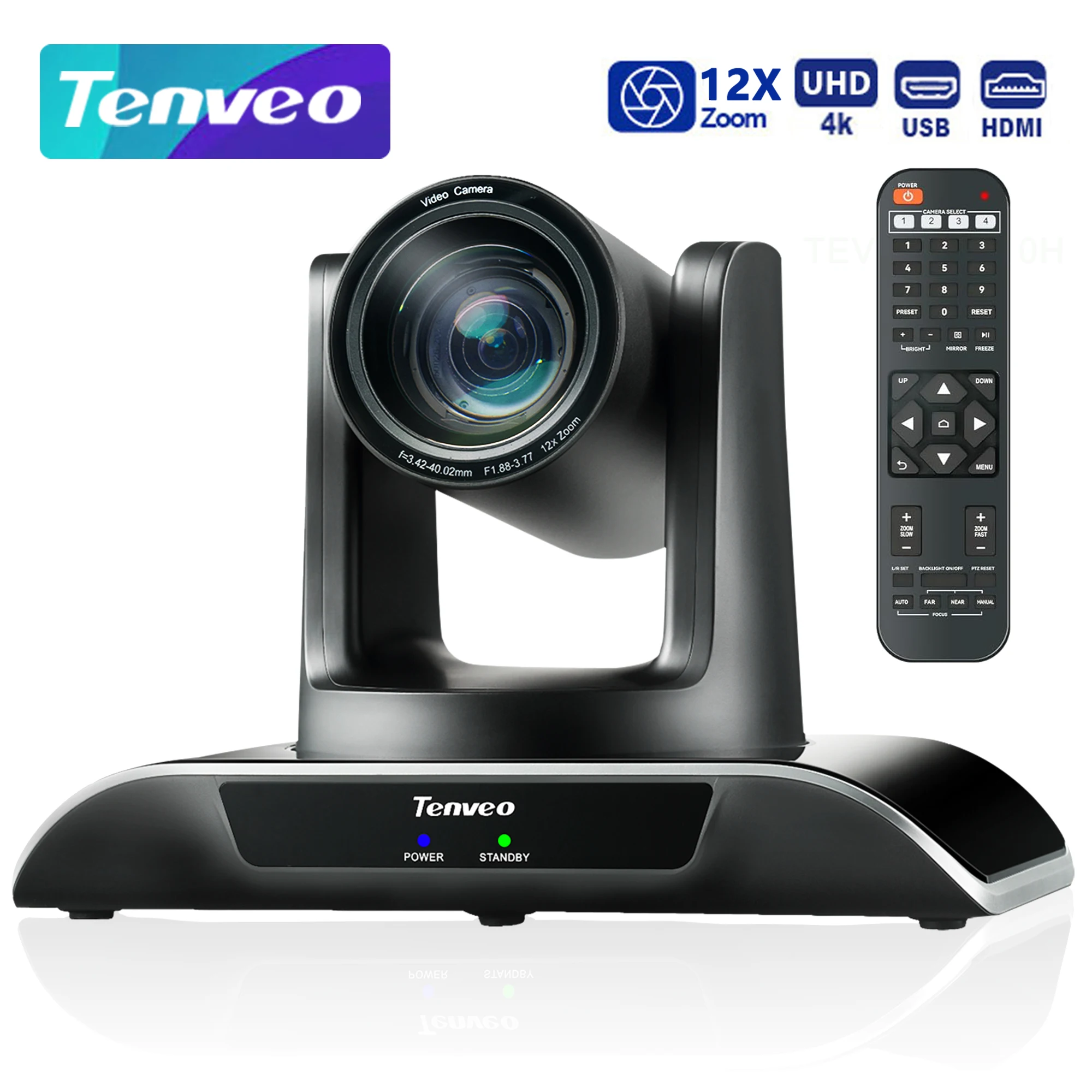 Tenveo-UHD-4K-PTZ-Conference-Room-Camera-12X-Optical-Zoom-USB3-0-HDMI ...