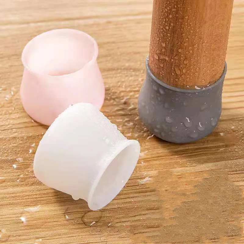 24pcs/Set Silicone furniture leg caps Floor protector Cover Table Feet ...