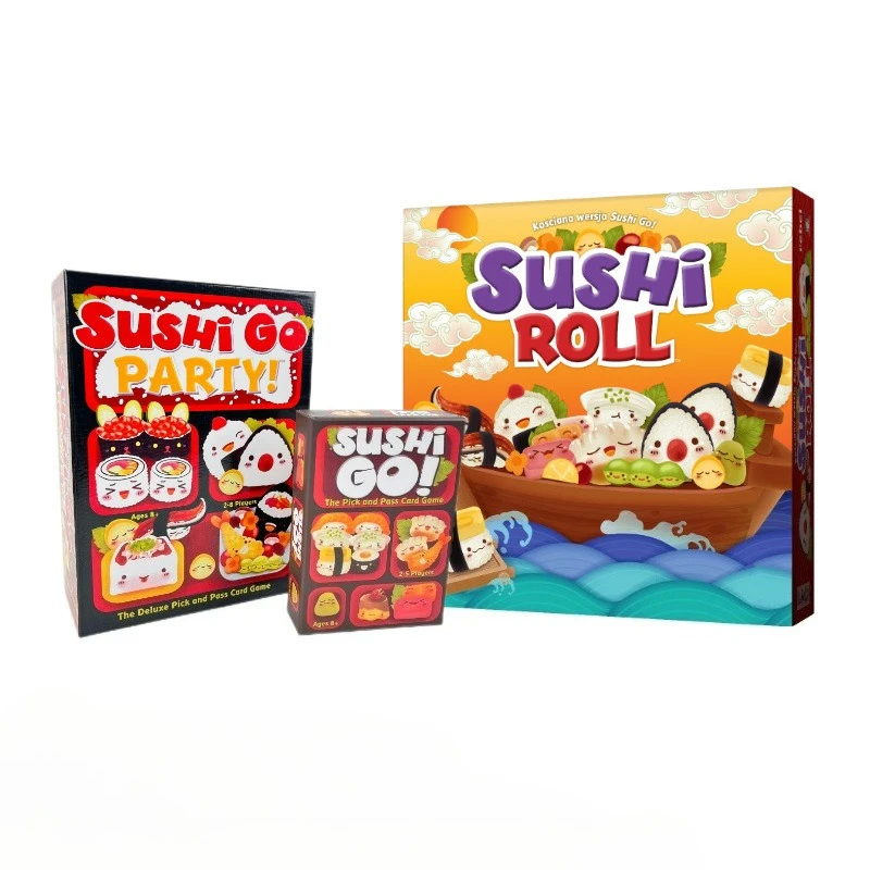 SUSHI GO! PARTY! ROLL: Sushi Roll Dice Dog Party - Bilingual (Chinese ...