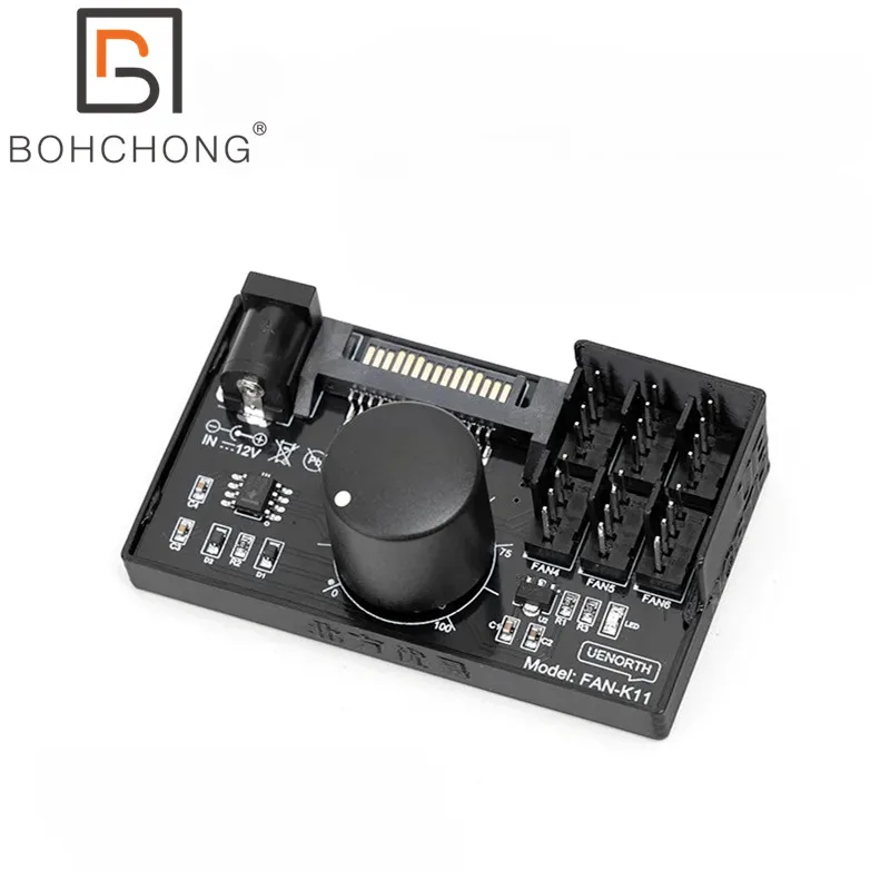 Computer-Fan-Speed-Controller-High-Power-Hub-Sata-Power-Controller-NAS ...