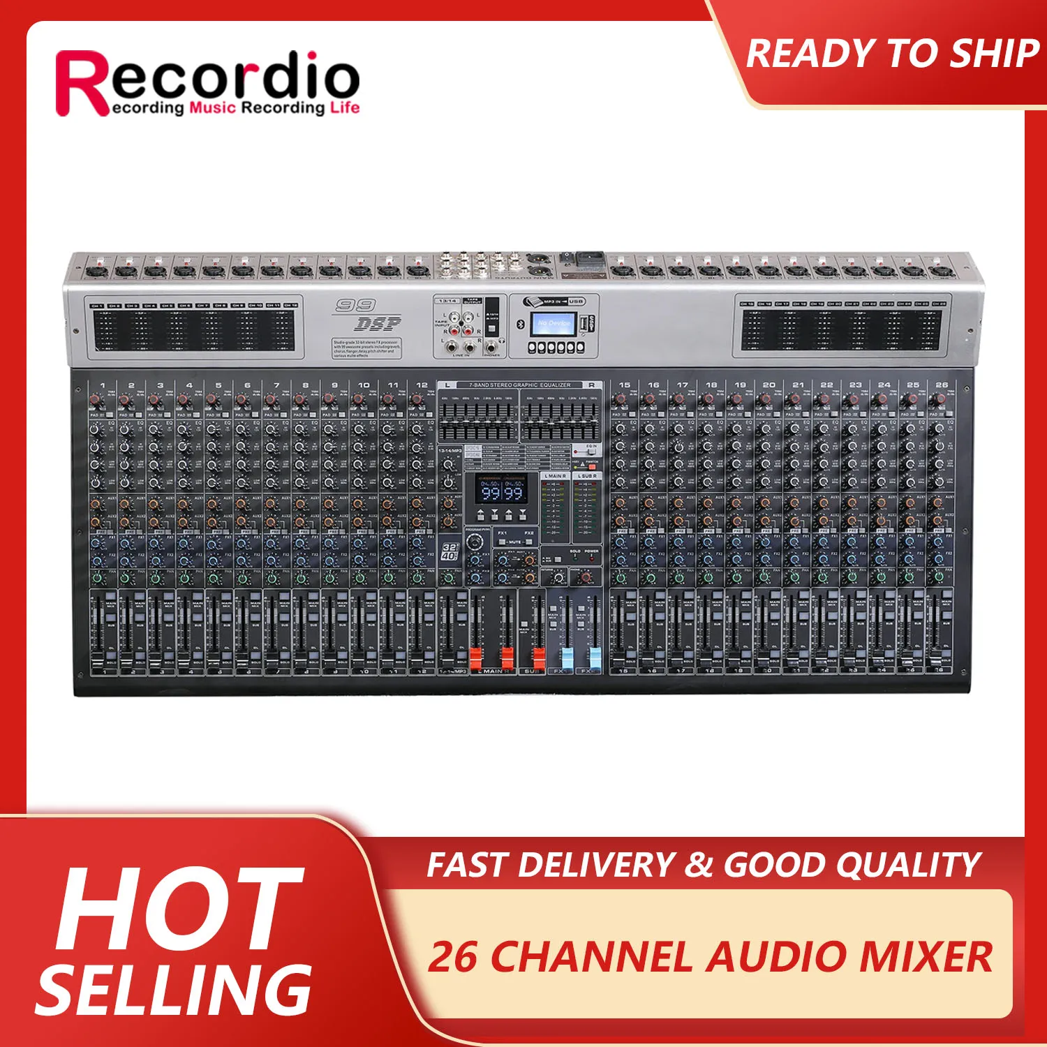 GAX-GBA26-Professional-Performance-Mixer-Broadcast-Dual-Effectors ...