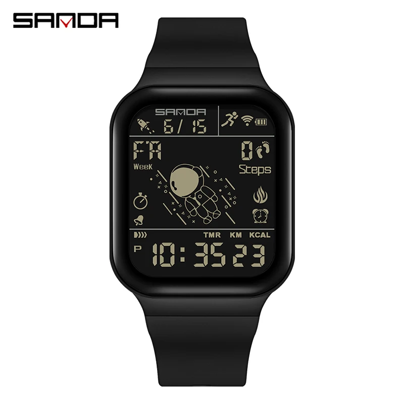 Fashion-Sanda-Upgradation-Mens-Outdoor-Sports-Electronic-Watches-Square ...