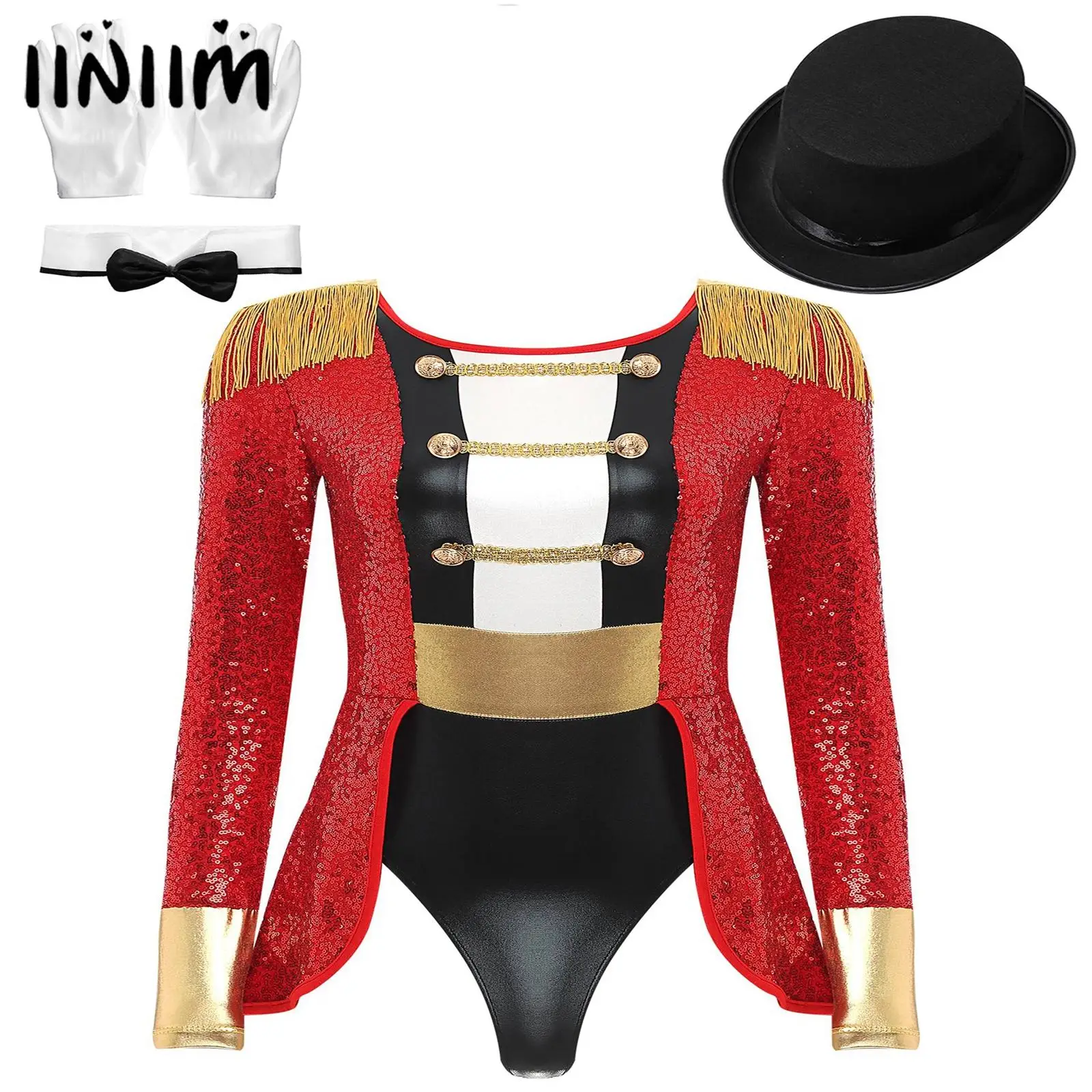 Women-Circus-Ringmaster-Outfit-Halloween-Masquerade-Cosplay-Costume-Lion-Tamer-Fancy-Dress ...