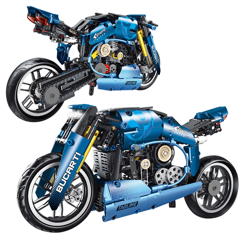 Technic Motorcycles Building Block Brick | Building Blocks Technic Moto ...