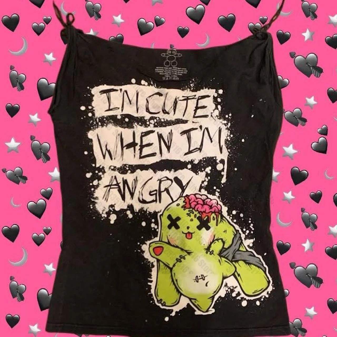 Tanques-cortados-feminino-e-espartilho-emo-camis-tops-com-suspens-rios ...
