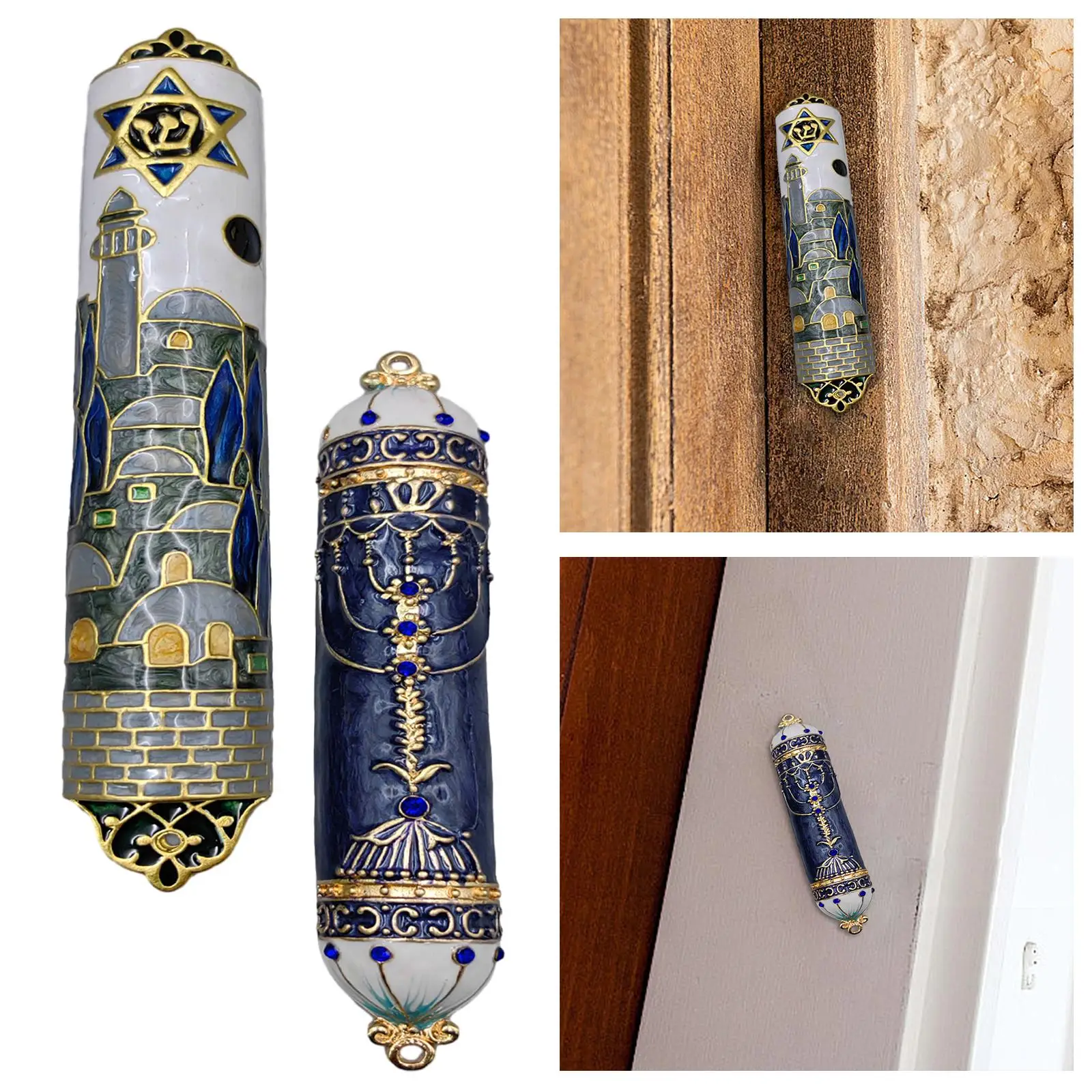 Jewish-Mezuzah-Case-Cover-Home-Blessing-Elegant-Looking-Handcrafted ...