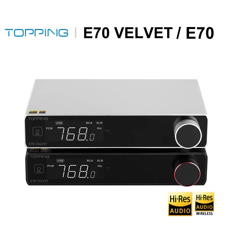 Topping-e70v-e70-samt-decoder-ak4499ex-dac-xmos-xu316-chip-hi-res-audio ...