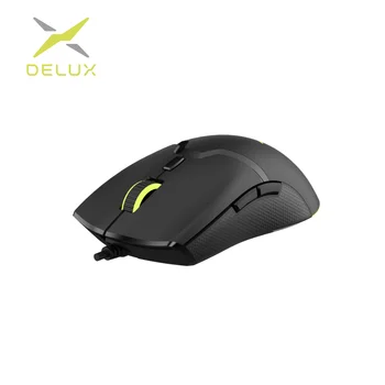 Delux M800 Ultra-Light PMW3389 16000DPI Wired Gaming Mouse 58g RGB 6 ...