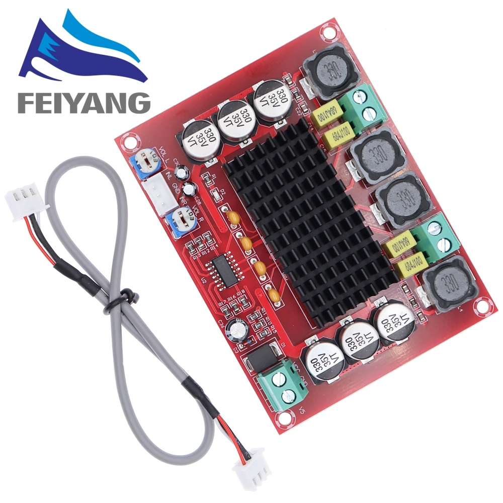 Original Chip TPA3116 D2 XH-M543 12V 24V 120W * 2 Dual Channel Digital ...