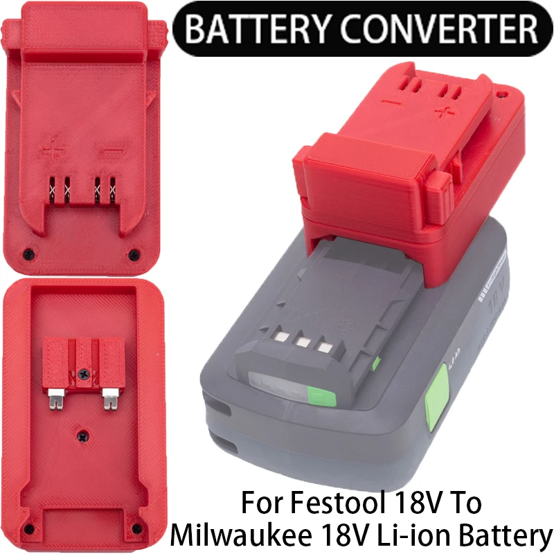 Battery-Adapter-for-Milwaukee-18V-Li-Ion-Tools-Converter-to-Festool ...