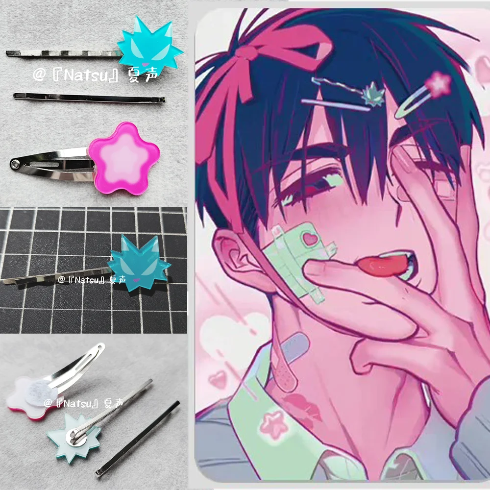 Ivan R6 Hairclip Alien Stage Cosplay Cute Kawaii Prop Headwear Pink ...